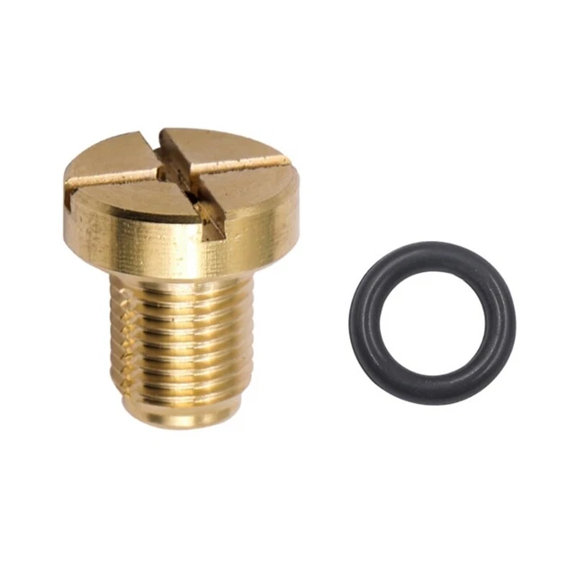 BRASS BLEEDER SCREW Quick Water Drainage Screw for E36 E39 E46 Radiator ...