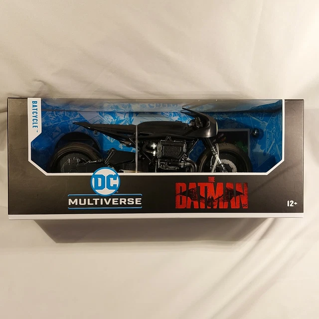 THE BATMAN BATCYCLE 2022 McFarlane Toys DC Multiverse Action Figure ...