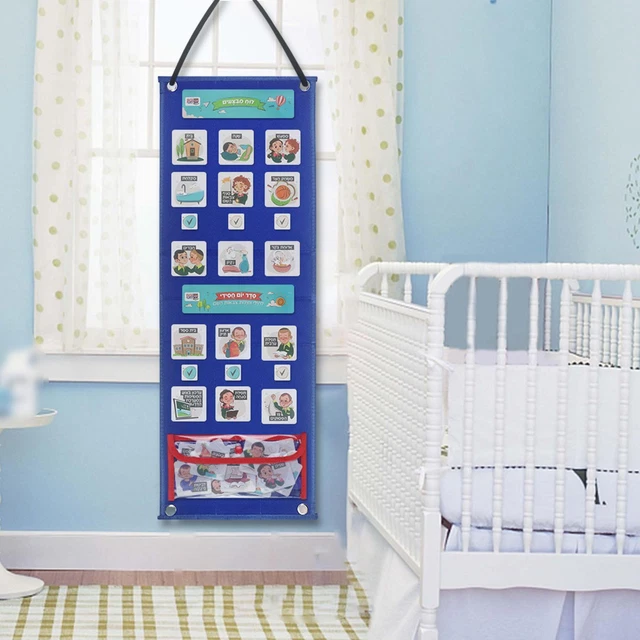 ROUTINE SCHEDULE CARDS Daily Schedule Pocket Chart Israeli Visual ...