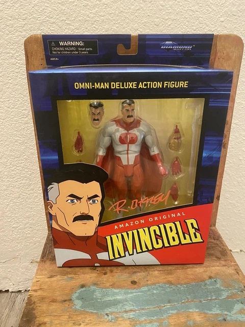 INVINCIBLE ANIMATED SERIES 1 Omni-Man Deluxe Action Figure Signed R ...