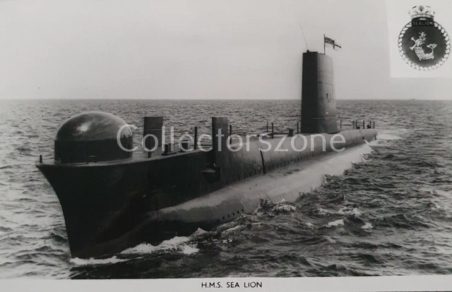 BRITISH ROYAL NAVY War Submarine Photograph. HMS Sealion S07 - 5.5x3.5 ...