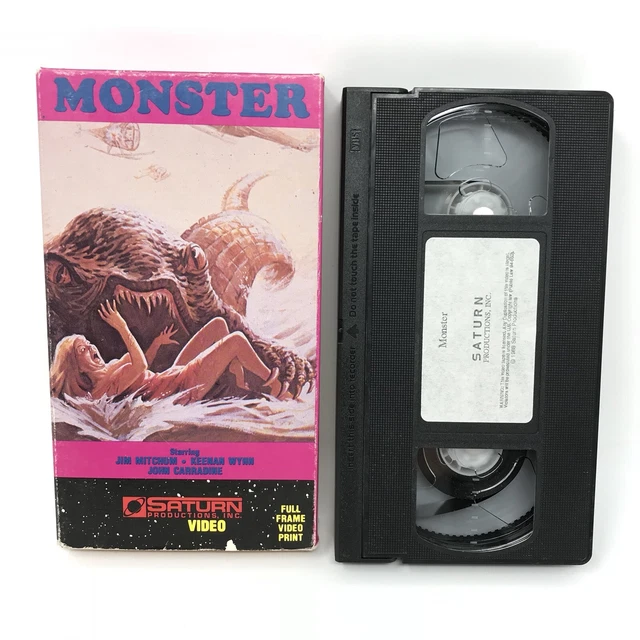 MONSTER 1988 VHS - Jim Mitchum - Keenan Wynn - John Carradine Horror ...