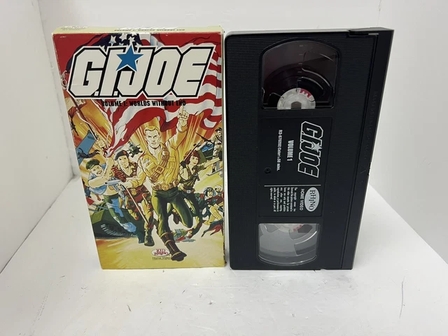 GI JOE KID Rhino VHS Tape Vol 1 Hasbro 80’s Cartoon Worlds Without End ...
