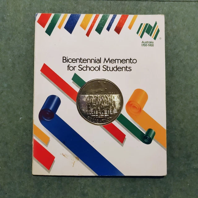 AUSTRALIAN BICENTENNIAL MEMENTO For School Students Medal 1988 ...