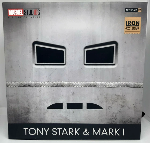 IRON MAN TONY Stark and Mark I BDS Art Scale Deluxe Statue 1/10 Iron ...