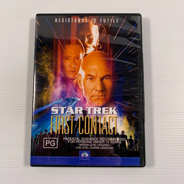 STAR TREK FIRST Contact (DVD 2004) 1996 film Patrick Stewart Region 4 ...