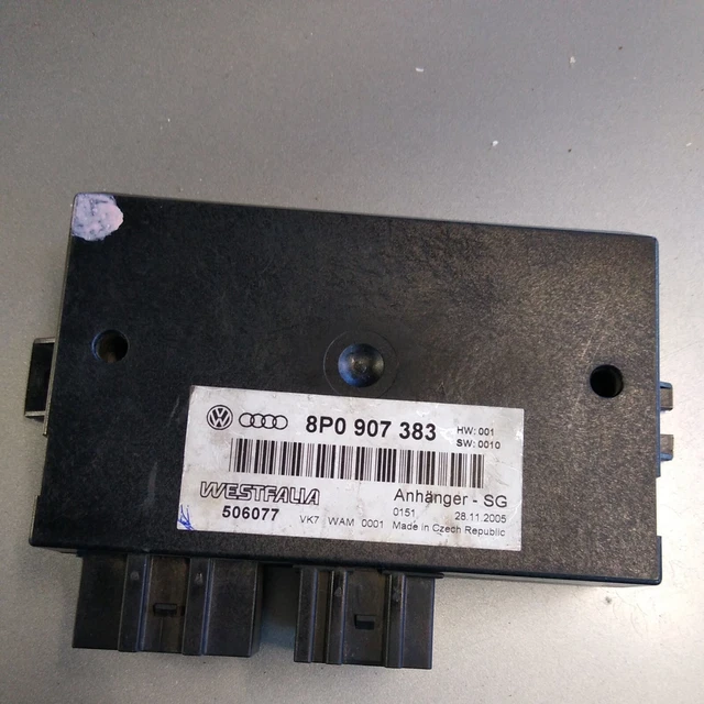 VW AUDI SEAT Skoda Tow Bar Trailer Control Module 8P0907383 / Westfalia ...