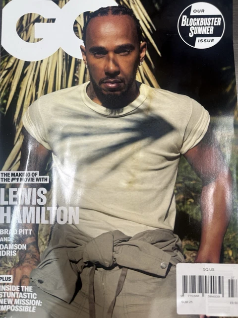 USA GQ MAGAZINE Summer Issue 2025 Lewis Hamilton £10.99 - PicClick UK