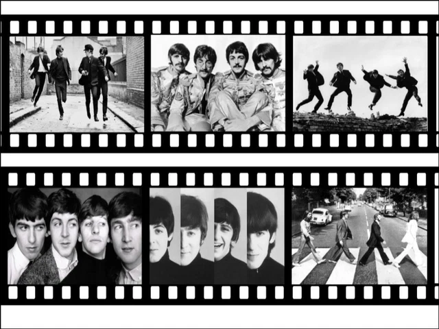 THE BEATLES FILM Roll A4 Icing Sheet Edible Cake Topper / Cake Border £ ...