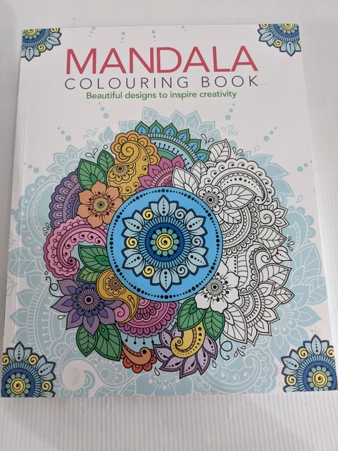 THE MANDALA COLOURING Book: Beautiful Designs to Inspire Creativity by ...