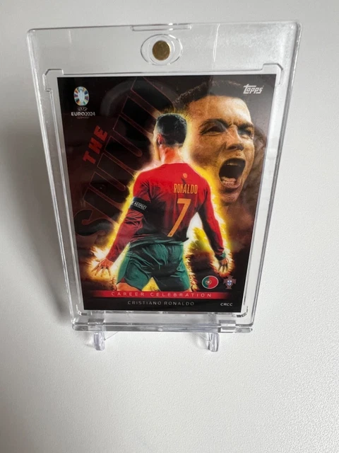 TOPPS MATCH ATTAX Euro 2024 Carte Career Celebration Cristiano Ronaldo THE SIUUU EUR 149,99 ...