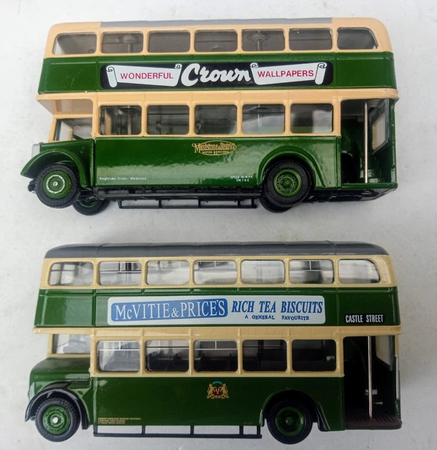 EFE BUSES 1/76 scale double deckers Maidstone and District and Aberdeen ...