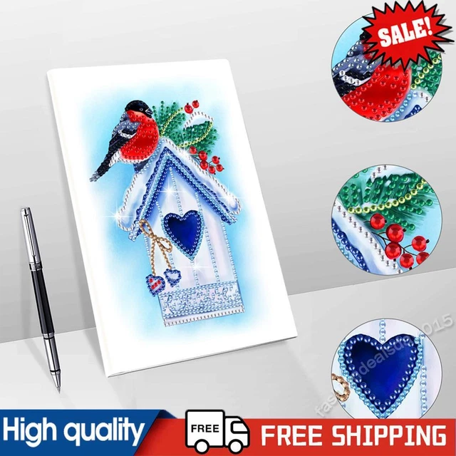 50 PAGES A5 Diamond Art Painting Notebook Kits Abstract Parrot Special ...