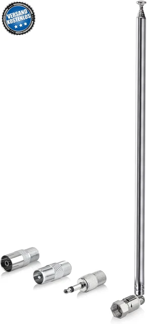 BINGFU DAB FM UKW Radio Antenne 75 Ohm Unbal Teleskopantenne ...