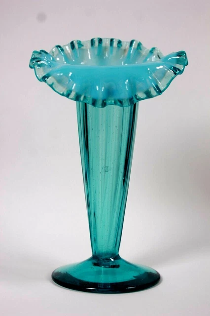 JACK IN THE Pulpit Blue Vaseline Victorian Vase Circa 1870 £70.00 ... JACK IN THE Pulpit Blue Vaseline Victorian Vase Circa 1870 £70.00 ...