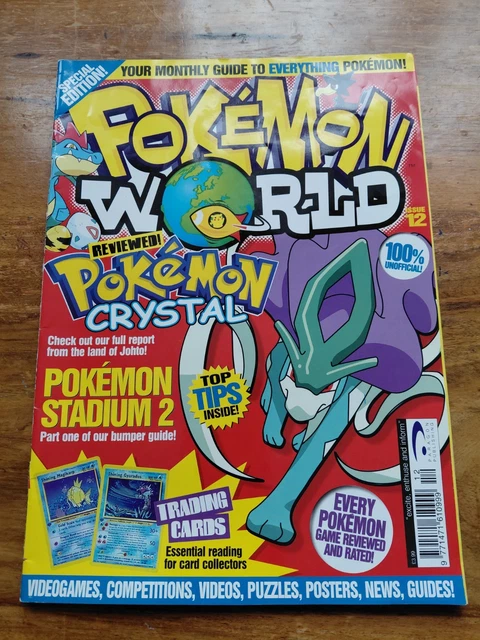 POKEMON WORLD MAGAZINE Issue 12 Featuring Pokemon Crystal £1.16 ...