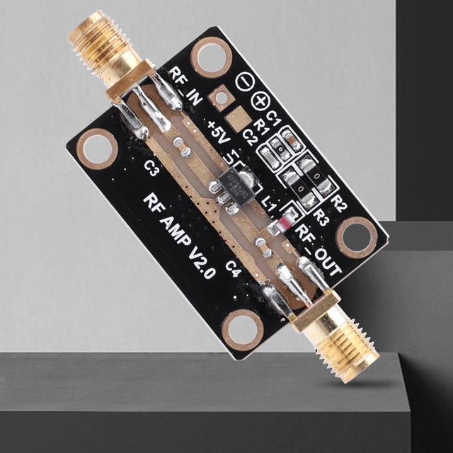 B# 0.05-4GHZ RF Amplifier Module FM HF VHF / UHF LNA Board RF Low Noise ...