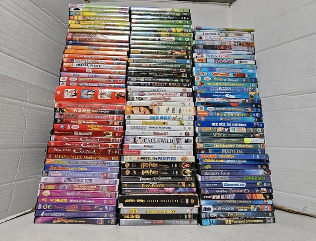 WHOLESALE LOT 100+ DVDs Kids & Family Childrens Baby Disney Baby Pixar ... WHOLESALE LOT 100+ DVDs Kids & Family Childrens Baby Disney Baby Pixar ...