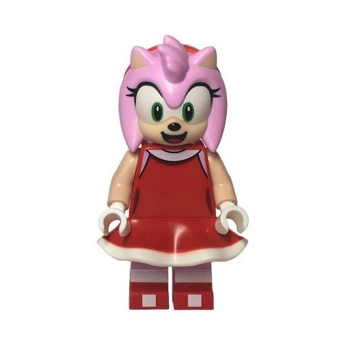 LEGO SONIC THE Hedgehog Amy Rose in Red Dress Minifigure from 76994 £16 ...