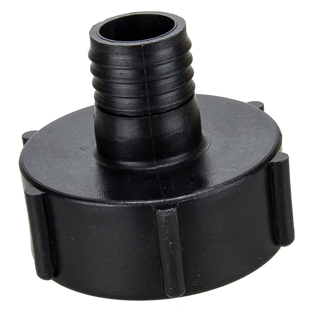 IBC TANK VALVE Replace Fittings Coarse Threaded Cap 60mm Garden Hose ...