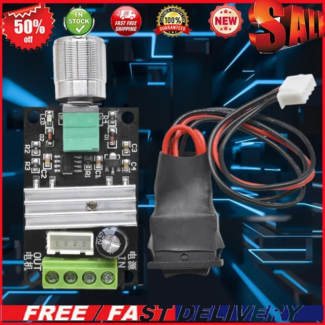DC 6V 12V 24V 28V Motor Speed Regulator Reversible Switch PWM Motor Controller EUR 7,14 ...