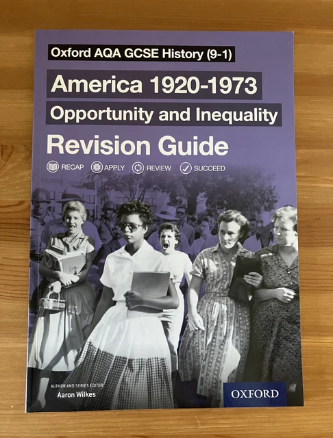GCSE HISTORY AMERICA 1920-1973 Revision Guide Book - Oxford AQA EUR 4 ...