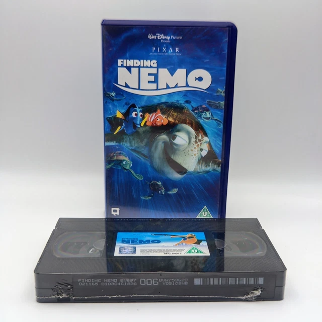 DISNEY PIXAR FINDING Nemo VHS New and Sealed Video Tape Blue Case £26. ...