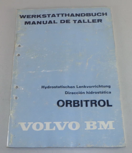 MANUALE OFFICINA VOLVO Bm Hydrostatische Lenkvorrichtung Orbitrol Di 11 ...