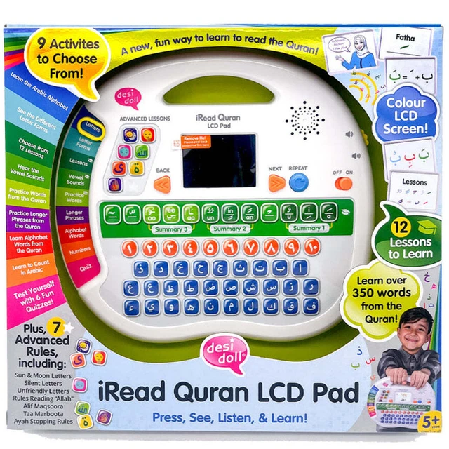 IREAD QURAN LCD Pad - Interactive Arabic Learning Sound LCD Screen ...