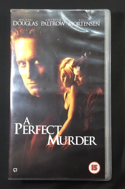A PERFECT MURDER ,VHS Video, Michael Douglas, Gwyneth Paltrow, Vigo ...