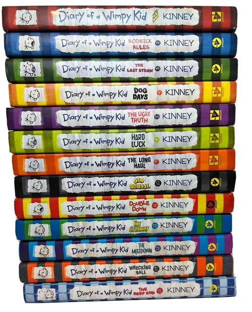 DIARY OF A Wimpy Kid Books Lot Of 13 Gently Used 1-5, 8-15. By Jeff ...