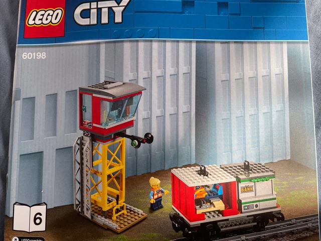 LEGO 60198 TORRE di controllo Scatola Segnale Carro Contenitore Banca ...