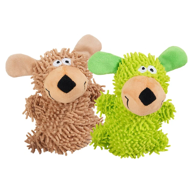 DOG SQUEAK PLUSH Toys Long Lasting Chew Doll For Puppy Pet Outdoor Play ...