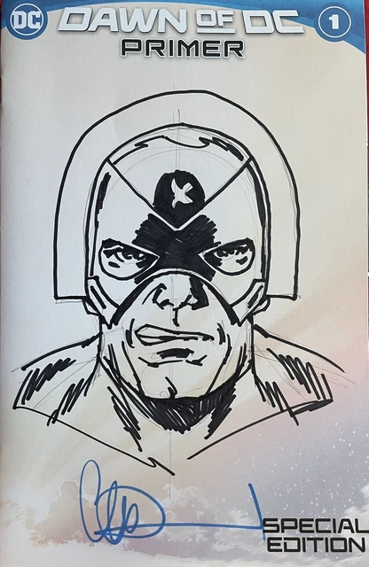 DAWN OF DC Primer 2023 Blank Special Edition w/Charlie Adlard PEACEKEEPER Sketch EUR 1,15 ...
