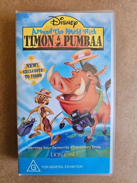 AROUND THE WORLD with Timon and Pumbaa (VHS PAL, 1997) £11.14 - PicClick UK