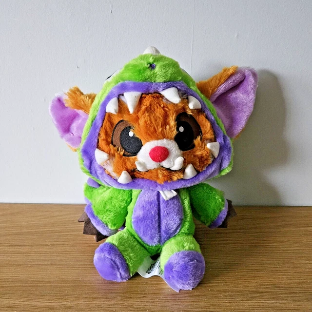 DINO GNAR PLUSH Toy Official League of Legends with Hoodie Retired Riot ...