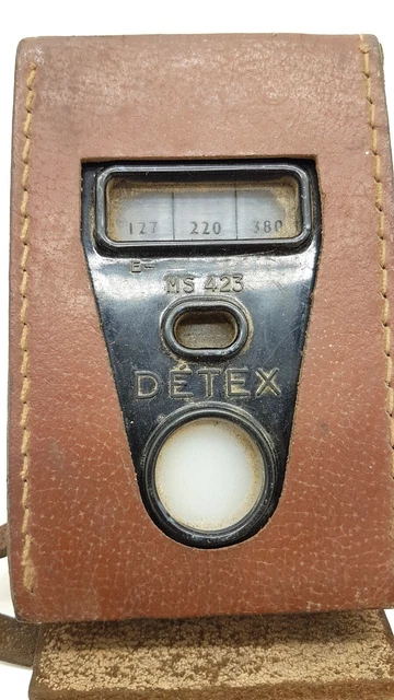 ANCIEN APPAREIL MESURE DETEX MS-423 Controleur poche 1958 Circuit basse tension EUR 19,90 ...