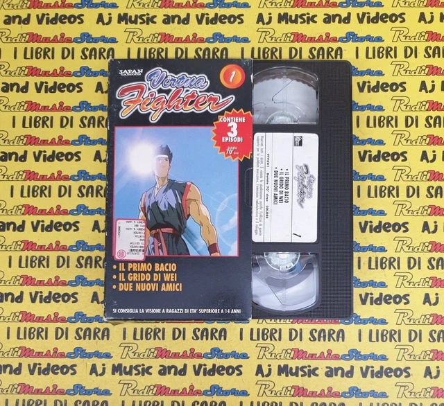 VHS CARTONATA VIRTUA FIGHTER 1 1997 JAPAN CARTOON HOBBY & WORK VFV001 ...