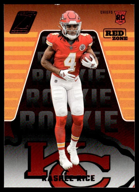 RASHEE RICE ROOKIE RED ZONE 2023 Panini Zenith #176 NFL Card Kansas ...