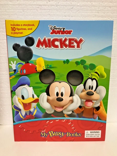 DISNEY JUNIOR MICKEY Mouse Clubhouse My Busy Book with 10 Figurines £11 ...