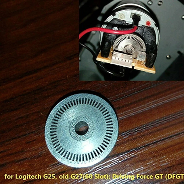 60 SLOTS STEERING Wheel Optical Encoder Logitech G25/ Old G27/ Driving ...