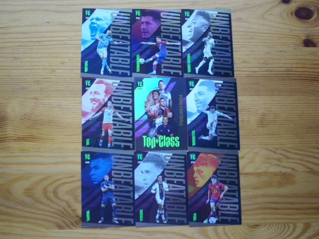 TOP CLASS 2024 Full Set 9 Card Unbeatable Mbappe,Haaland,Vinicius ...