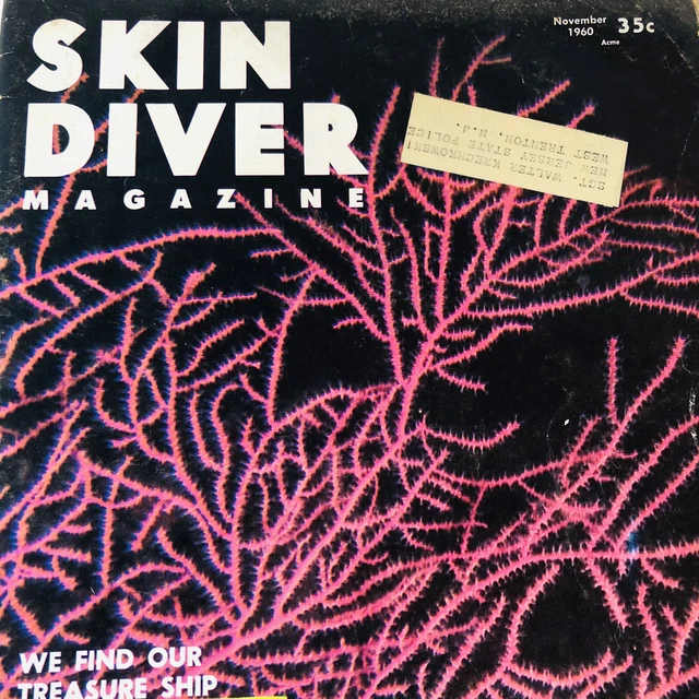 VINTAGE SKIN DIVER Magazine November 1960 “La Coubre” Ohio Cave Divers ...