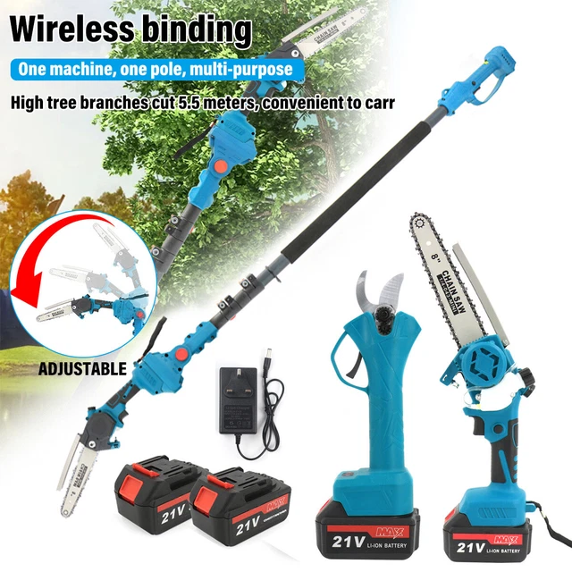 TELESCOPIC BRANCH CUTTER Pruning Trimmer Long Reach Tree Pruner Pole ...
