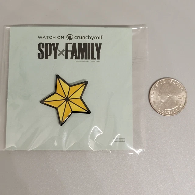 SPY X FAMILY Anime Expo 2023 Stella Star Badge ENAMEL PIN Crunchyroll ...
