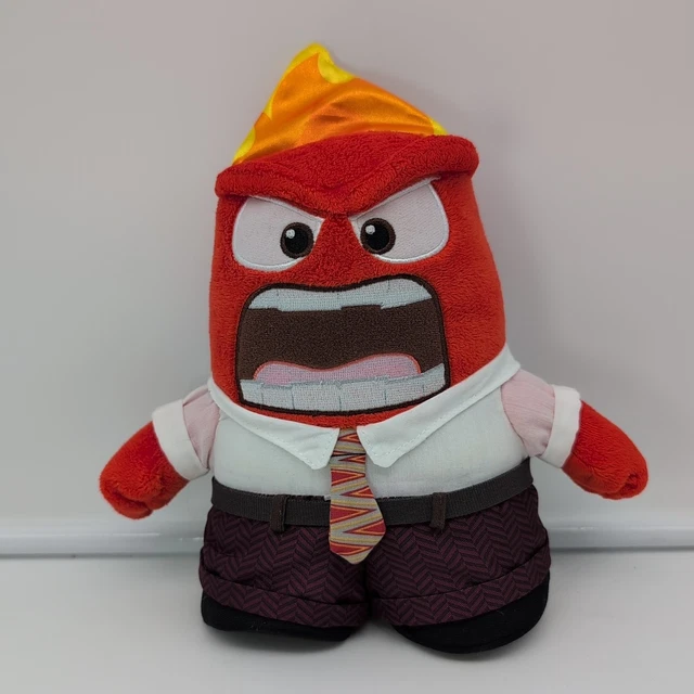 DISNEYS PIXAR TALKING Inside Out Plush Toy "Anger" Tomy Pre-Owned 10 ...