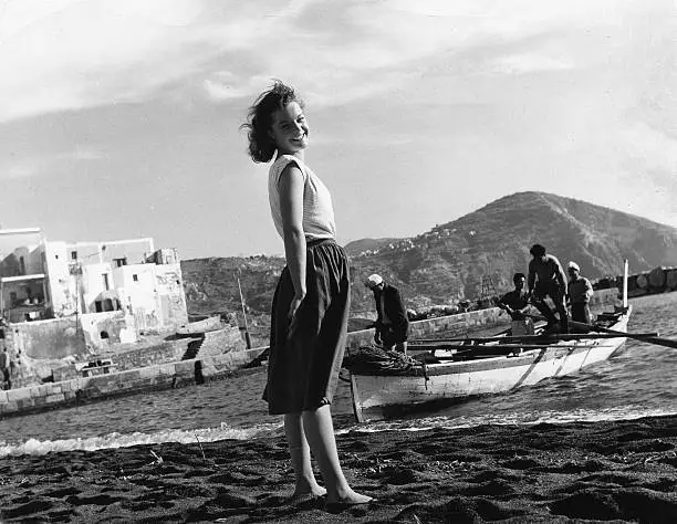 SCHNEIDER, ROMY ACTRESS, Germany * Scene from the movie Scampolo - 1958 ... SCHNEIDER, ROMY ACTRESS, Germany * Scene from the movie Scampolo - 1958 ...