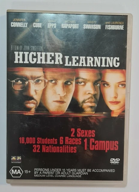 HIGHER LEARNING (DVD, 1995) Region 4. Omar Epps, Kristy Swanson. VGC ...
