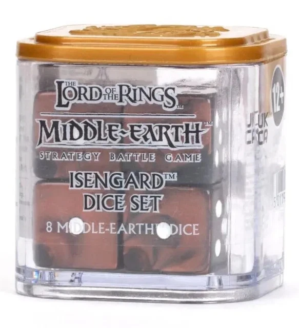 MIDDLE-EARTH STRATEGY BATTLE Game Lord Of The Rings ISENGARD DICE SET ...