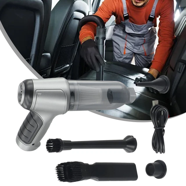 PUISSANT ASPIRATEUR PORTATIF sans fil pour le nettoyage de voiture et ...